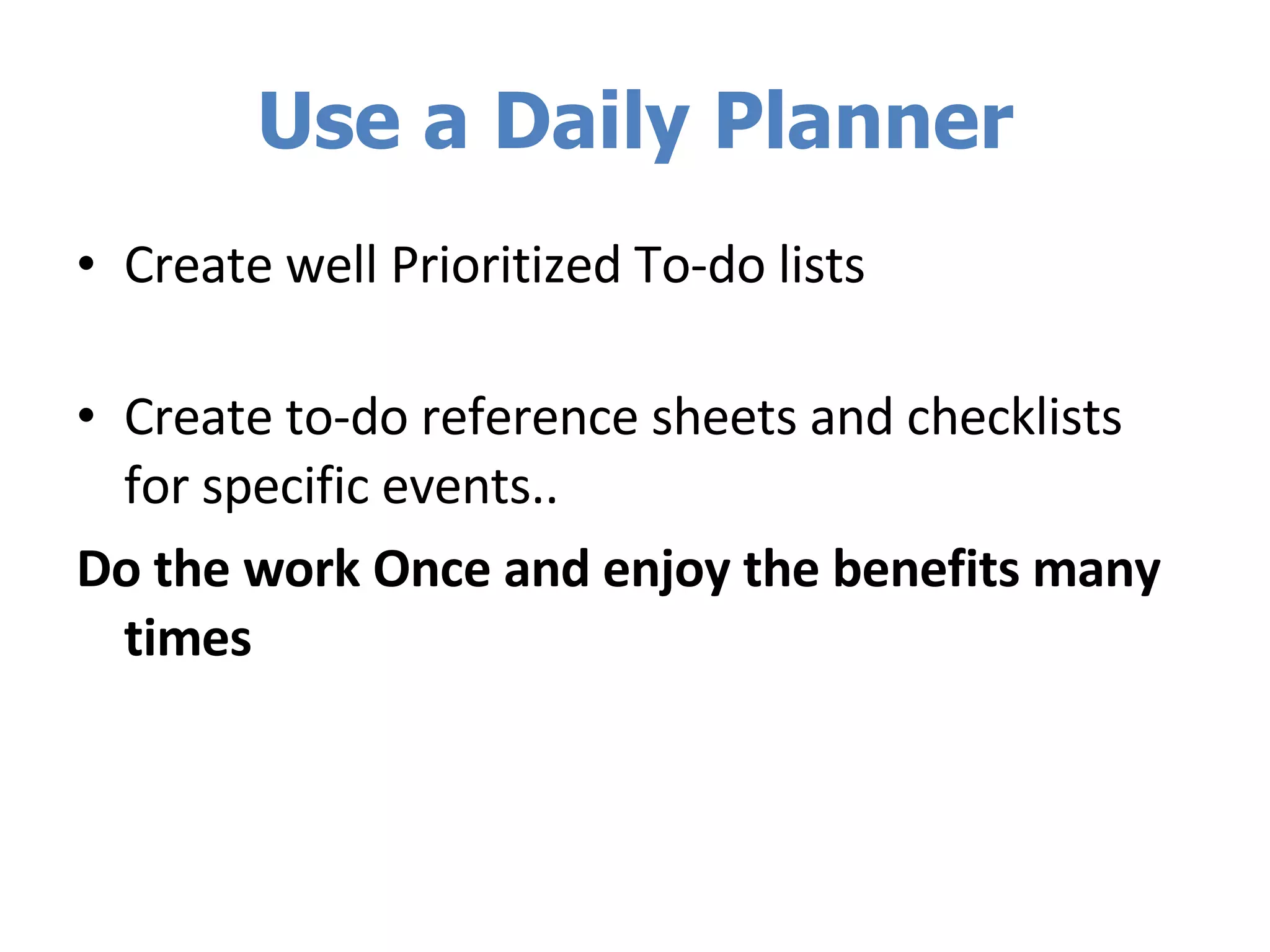 Time Management For Teachers | PPT