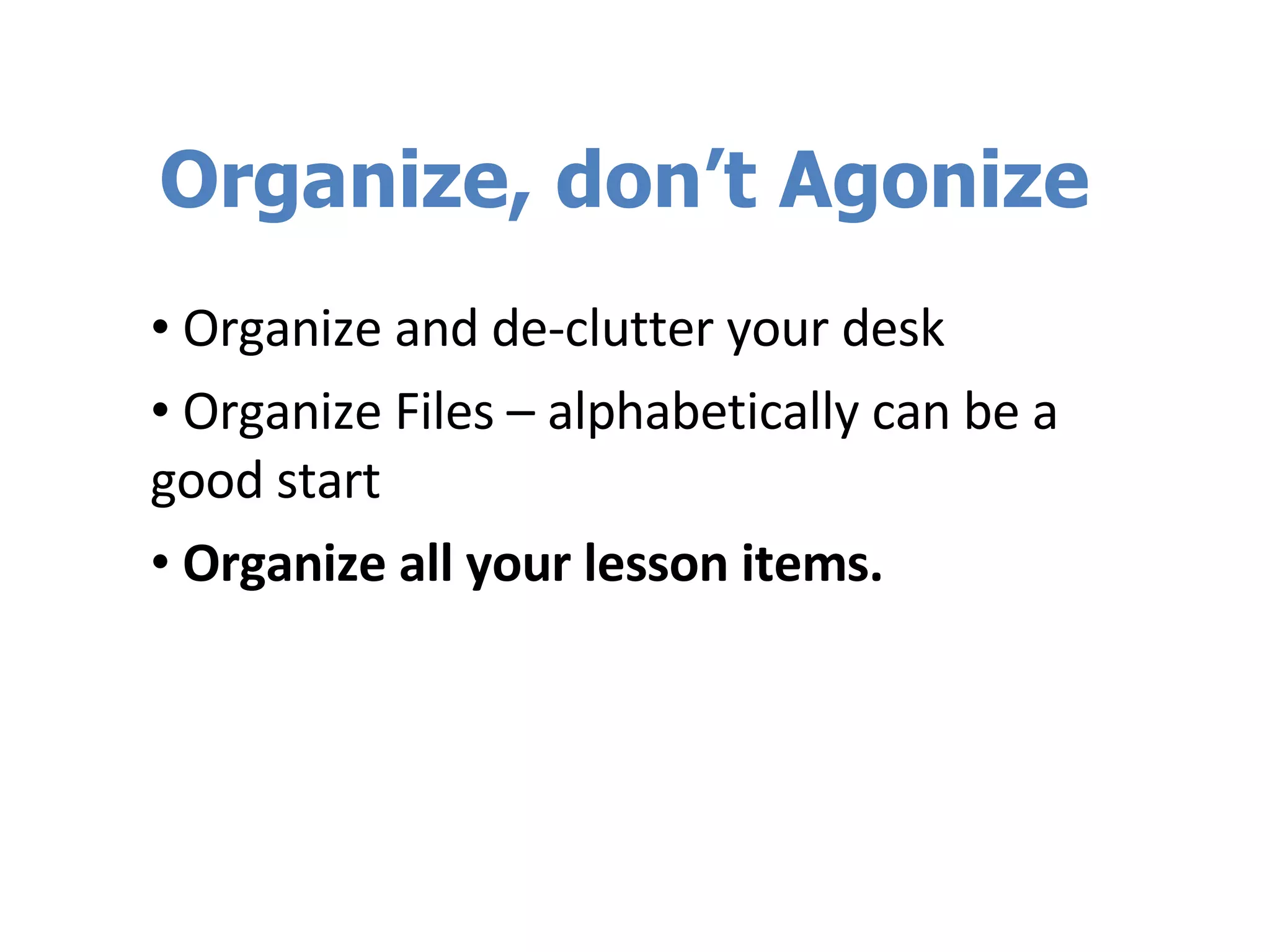 Time Management For Teachers | PPT