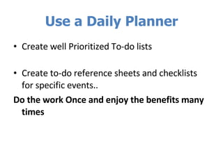 Time Management For Teachers | PPT