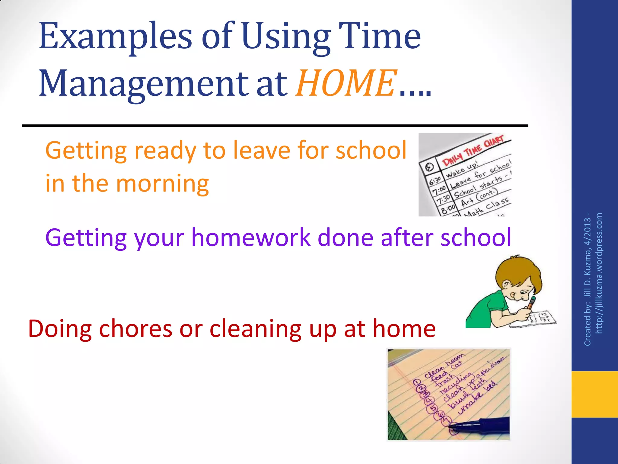 time-management-ppt-for-kids.pdf | Homework and Study | Education