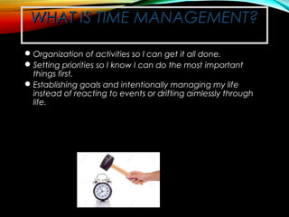 Time management-presentation | PPT