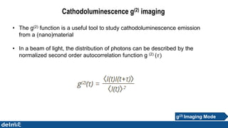What is time-resolved cathodoluminescence? | PPT