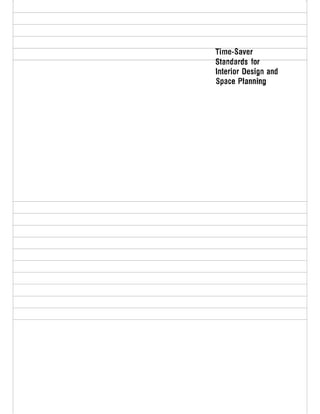 Time saver standards for interior design and space planning | PDF