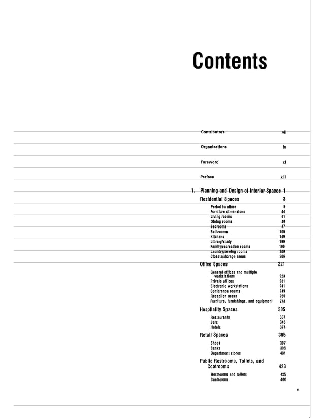 Time saver standards for interior design and space planning | PDF