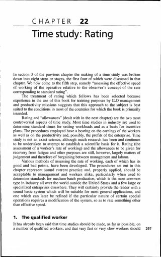 Time study ratings&&allowances | PDF