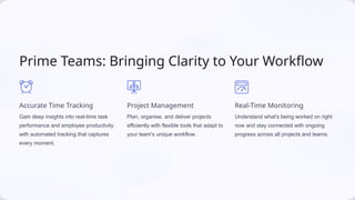 Time Tracking: The Key to Better Team Performance & Project Success | PPTX