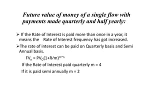 Time value of money | PPT