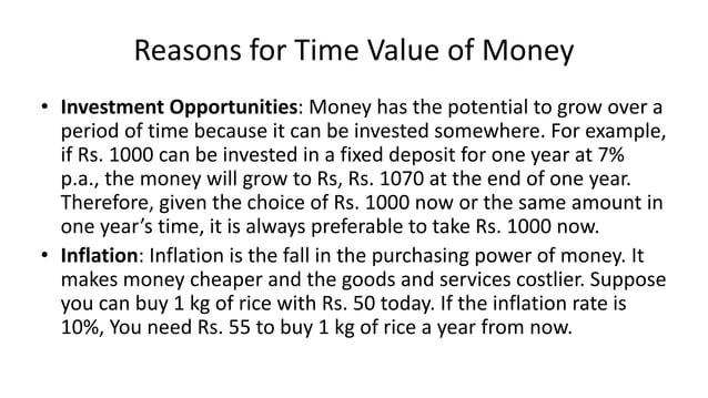 time-value-of-money.pptx | Stocks and Bonds | Personal Investing
