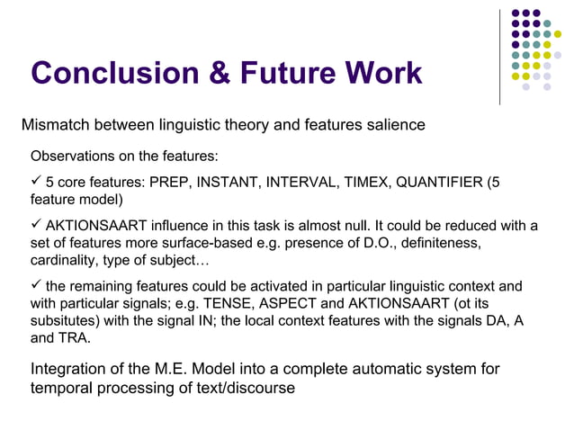 Temporal Relations with Signals: the case of Italian Temporal ...