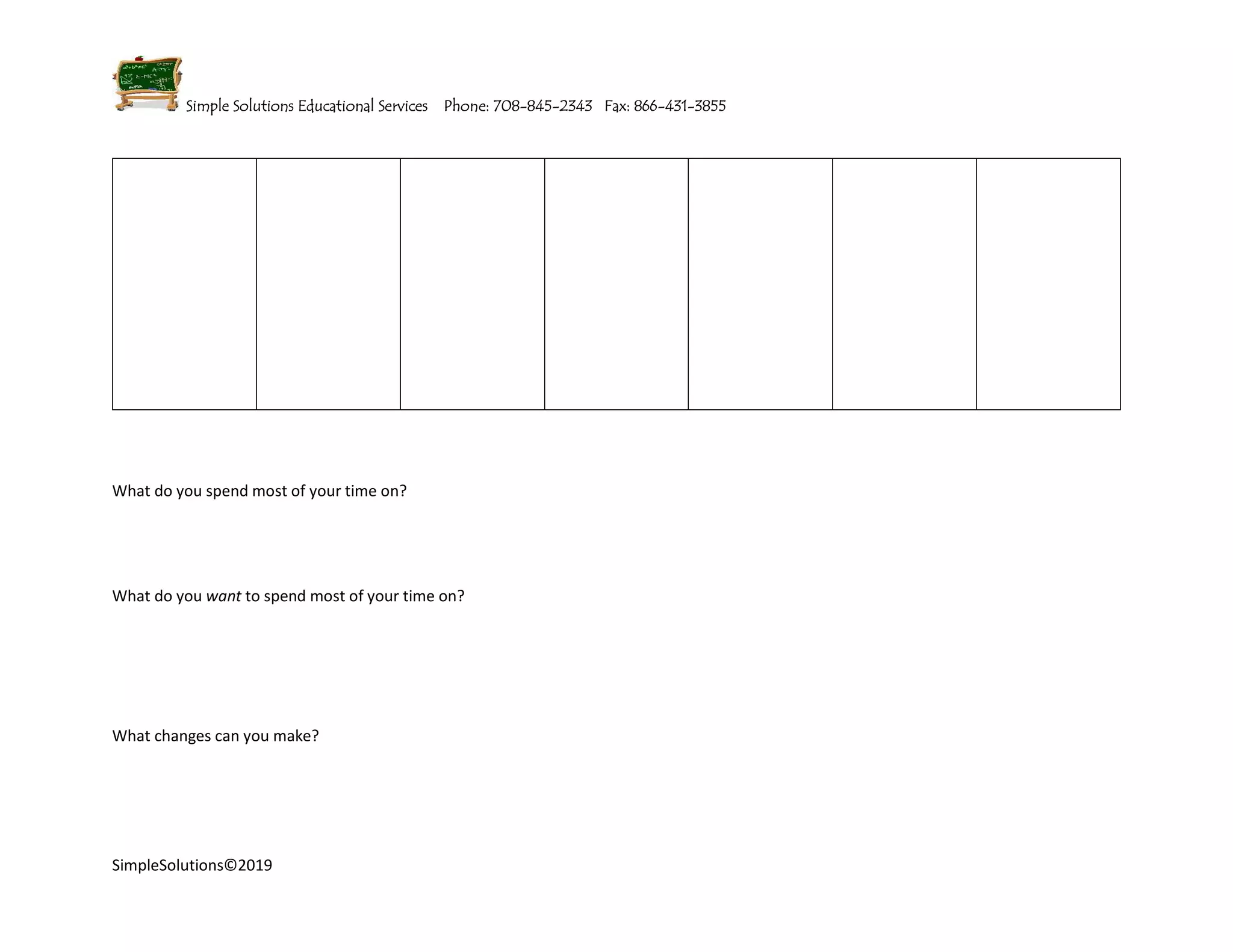 Time Analysis Form2019 Pdf 2854