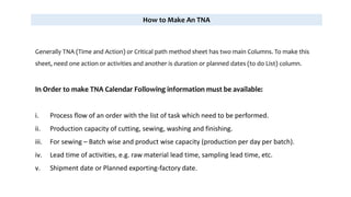 Time and Action planning (TNA) | PPTX