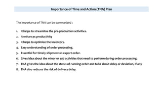 Time and Action planning (TNA) | PPTX