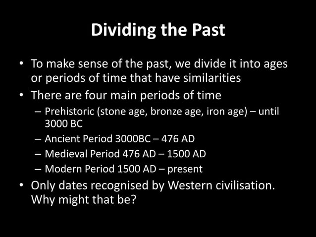 Time and ages powerpoint | PPT