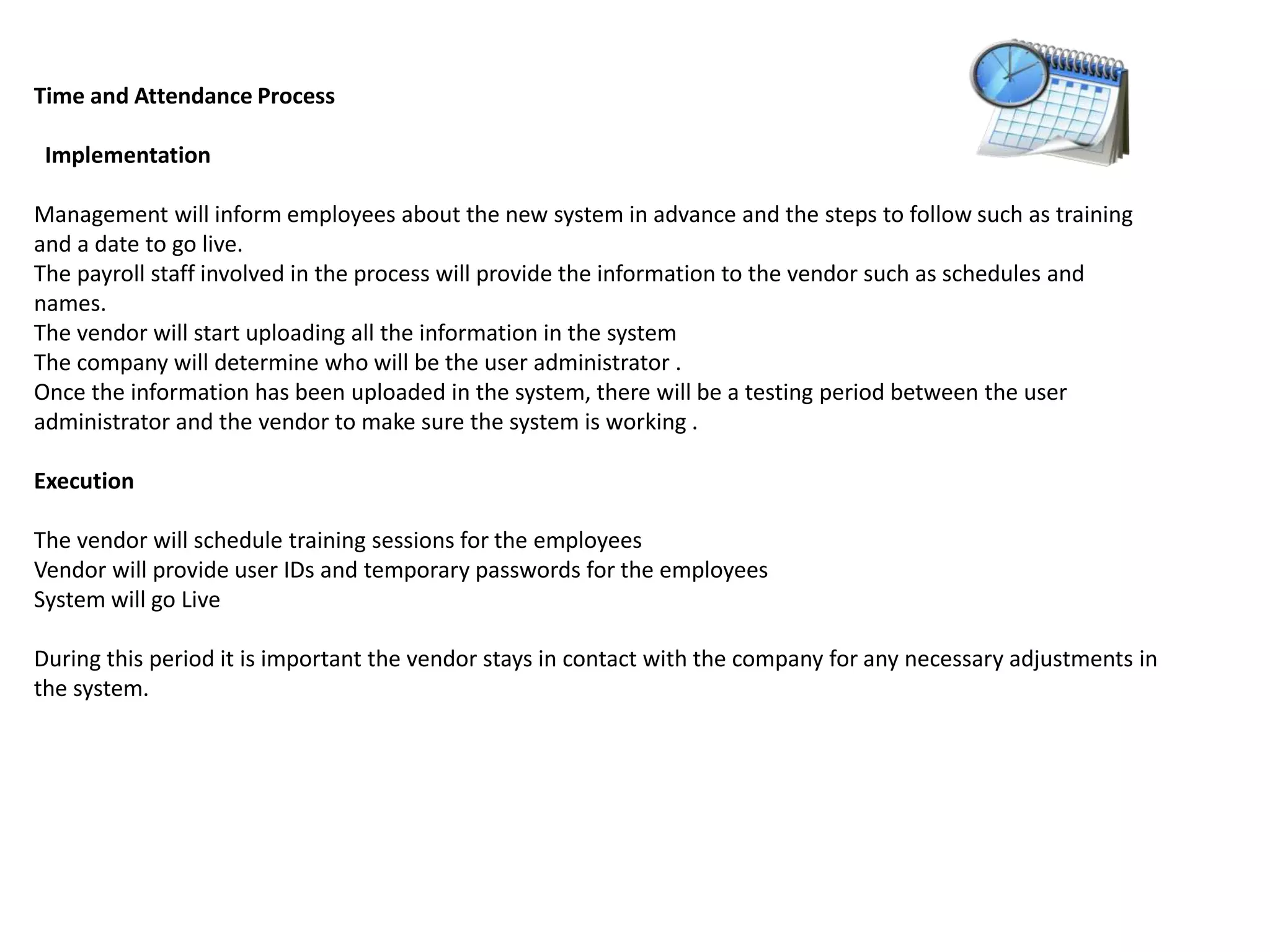 Time and Attendance | PPTX
