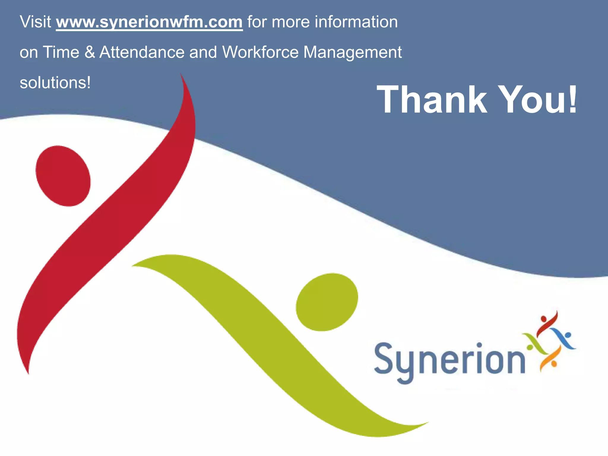 Synerion - Comprehensive Workforce Management Solutions | PPTX