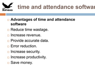 Time and attendance software | PPT