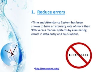 Time and attendance system | PPTX