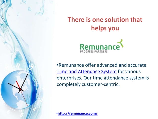 Time and attendance system | PPTX | Technology & Computing