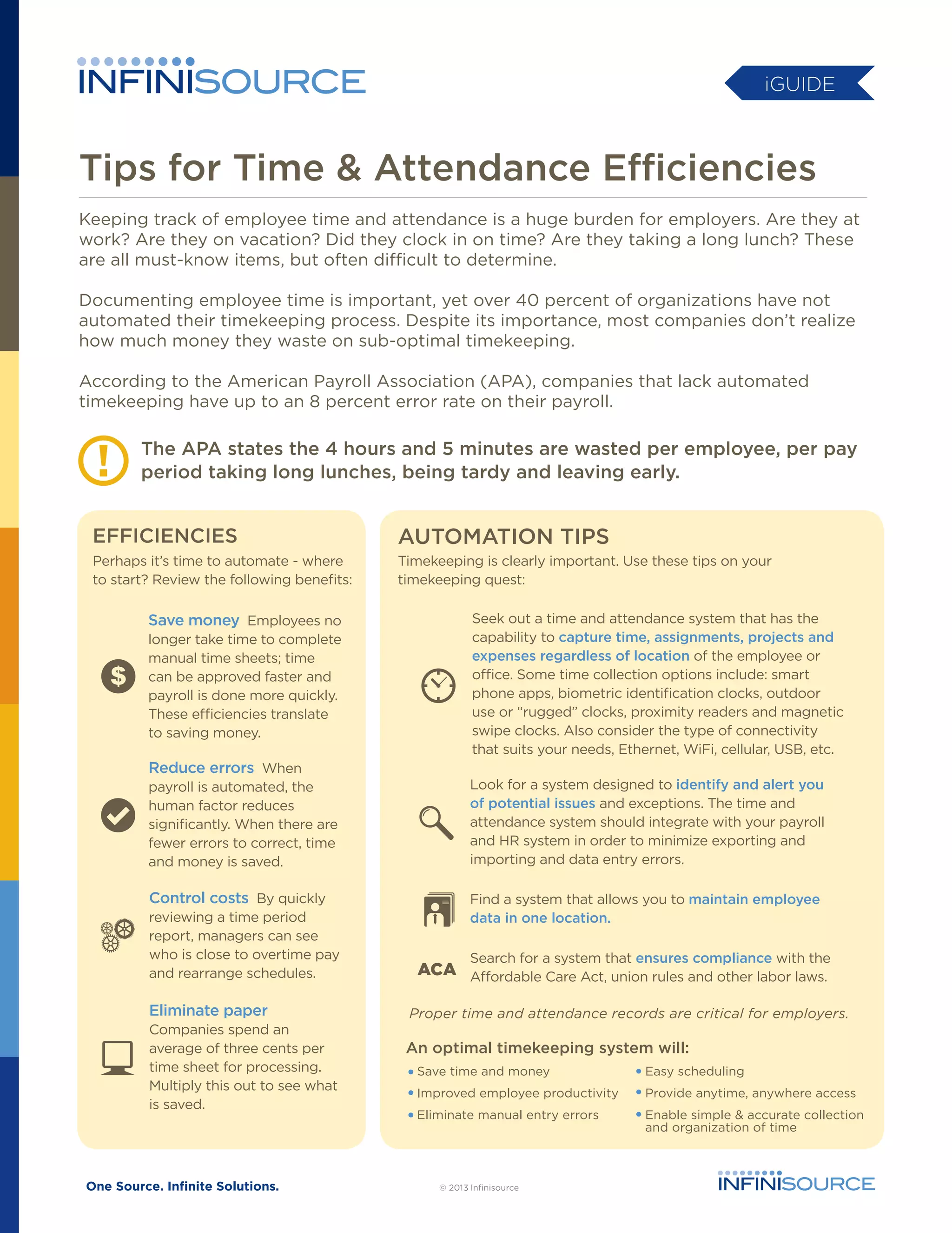 Time and Attendance Tips | PDF