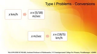 Time and Distance.ppt