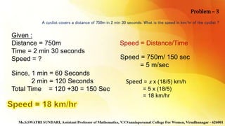 Time and Distance.ppt