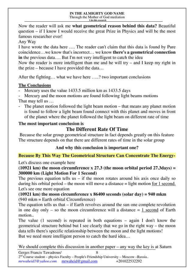 Time and Distance Equivalence (proves) | PDF | Physics | Science