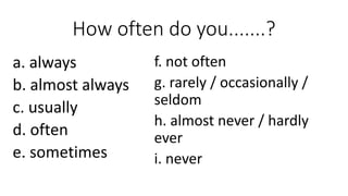 Time and Frequency | PPTX