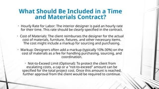 A Time and Material (T&M) Contract , project agreement | PPTX
