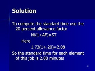 Time And Motion Study | PPT