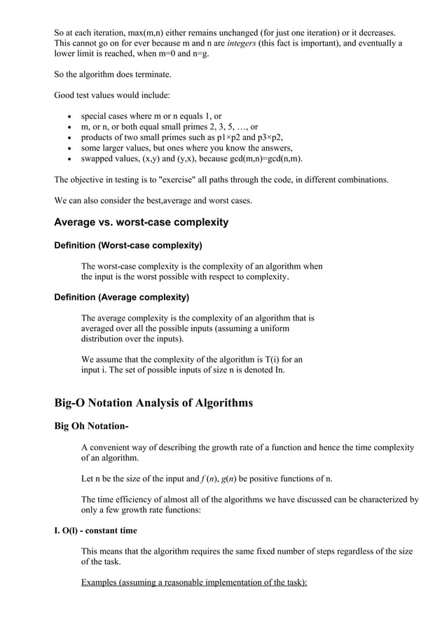 Time And Space Complexity Doc