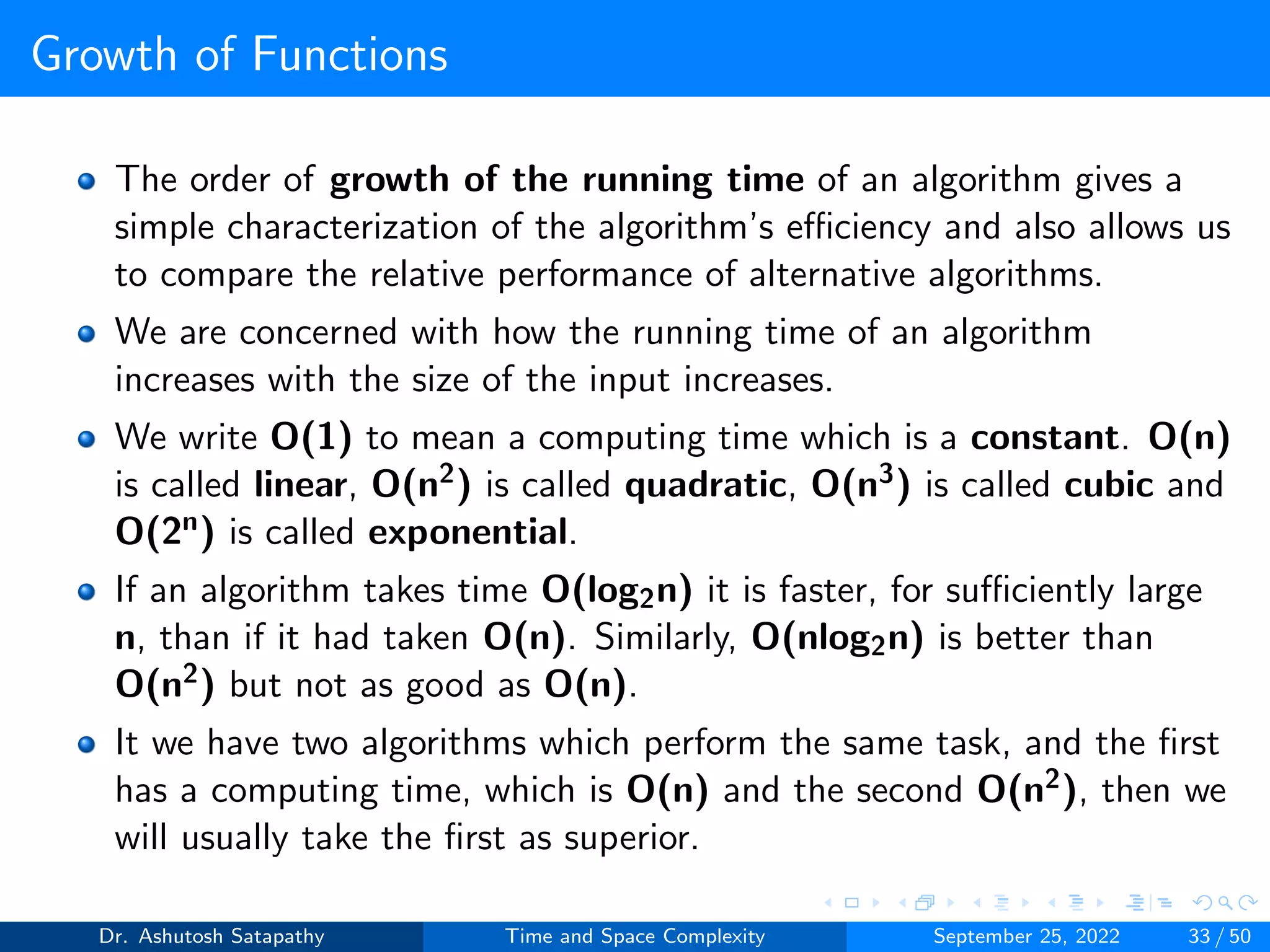 Time and Space Complexity | PDF