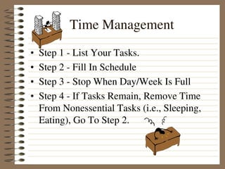 Time and stress management | PDF