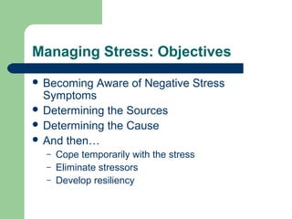 Time and stress management skills | PPS
