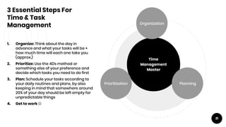 Time and Task Management | PDF