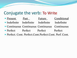 Time and tense | PPTX