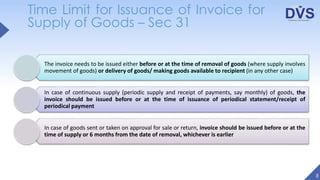 Time and Value of Supply under GST | PPTX