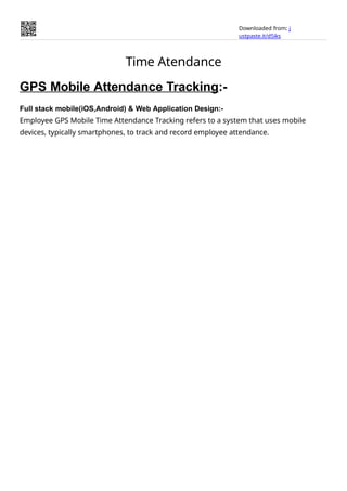 Time Atendance. pptx | PDF