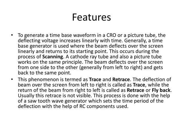 Time Base Generators or Sweep Circuits.pptx | Physics | Science