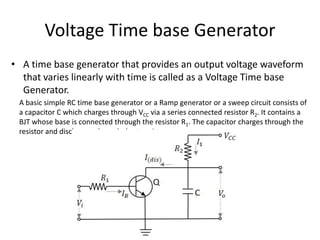 Time Base Generators or Sweep Circuits.pptx | Physics | Science