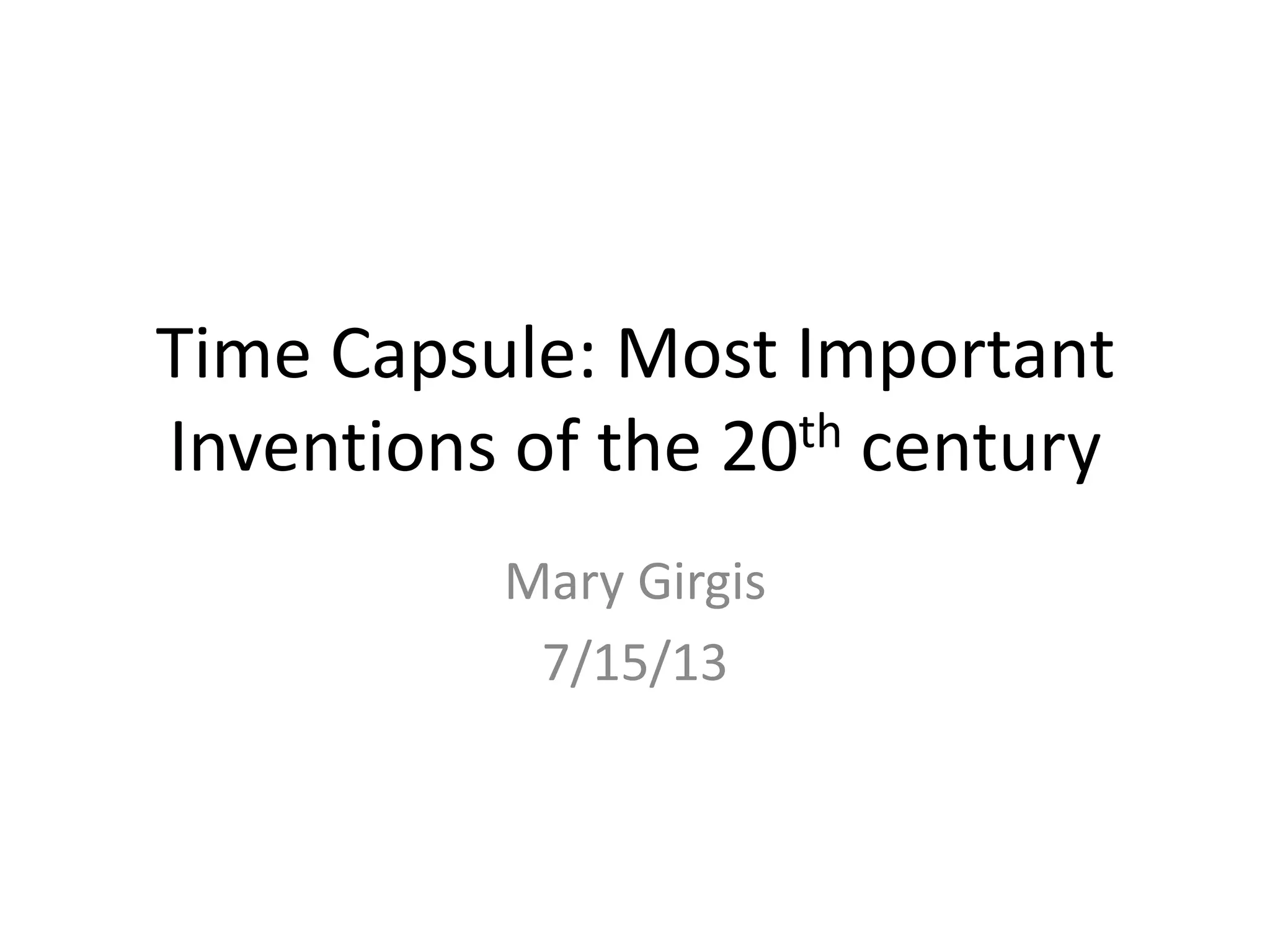 Time capsule | PPT