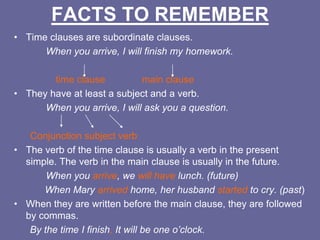 Time clauses | PPT