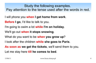 Time clauses | ODP