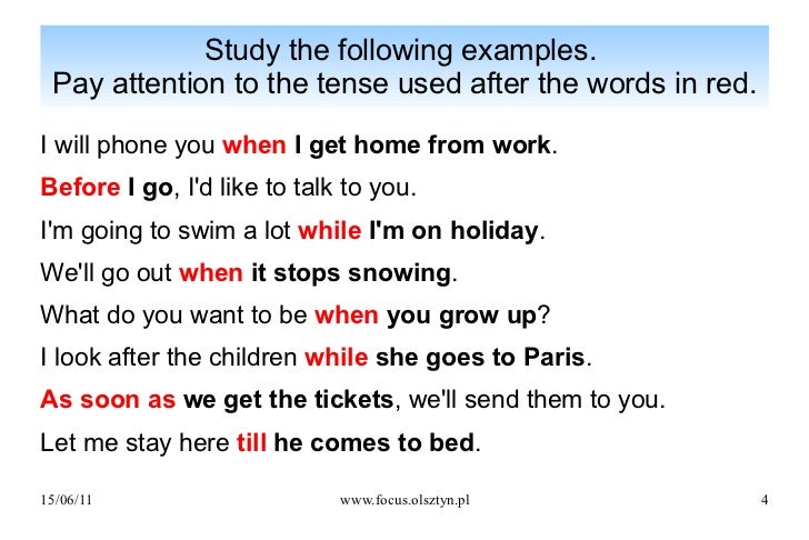 Time Clauses time-clauses