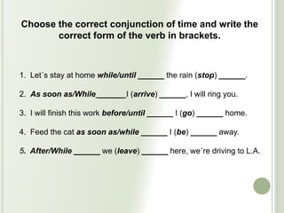 Time clauses | PPT