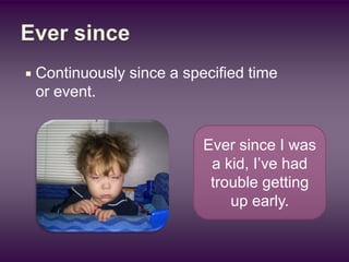 Time clauses | PPTX
