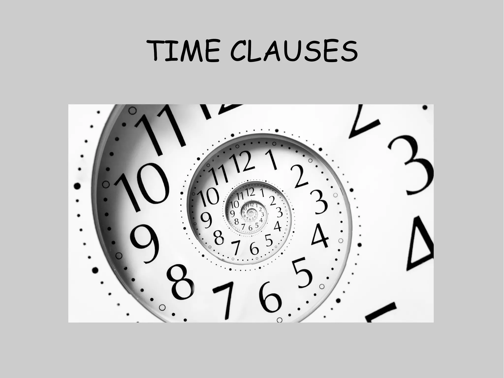 Time clauses | PPT
