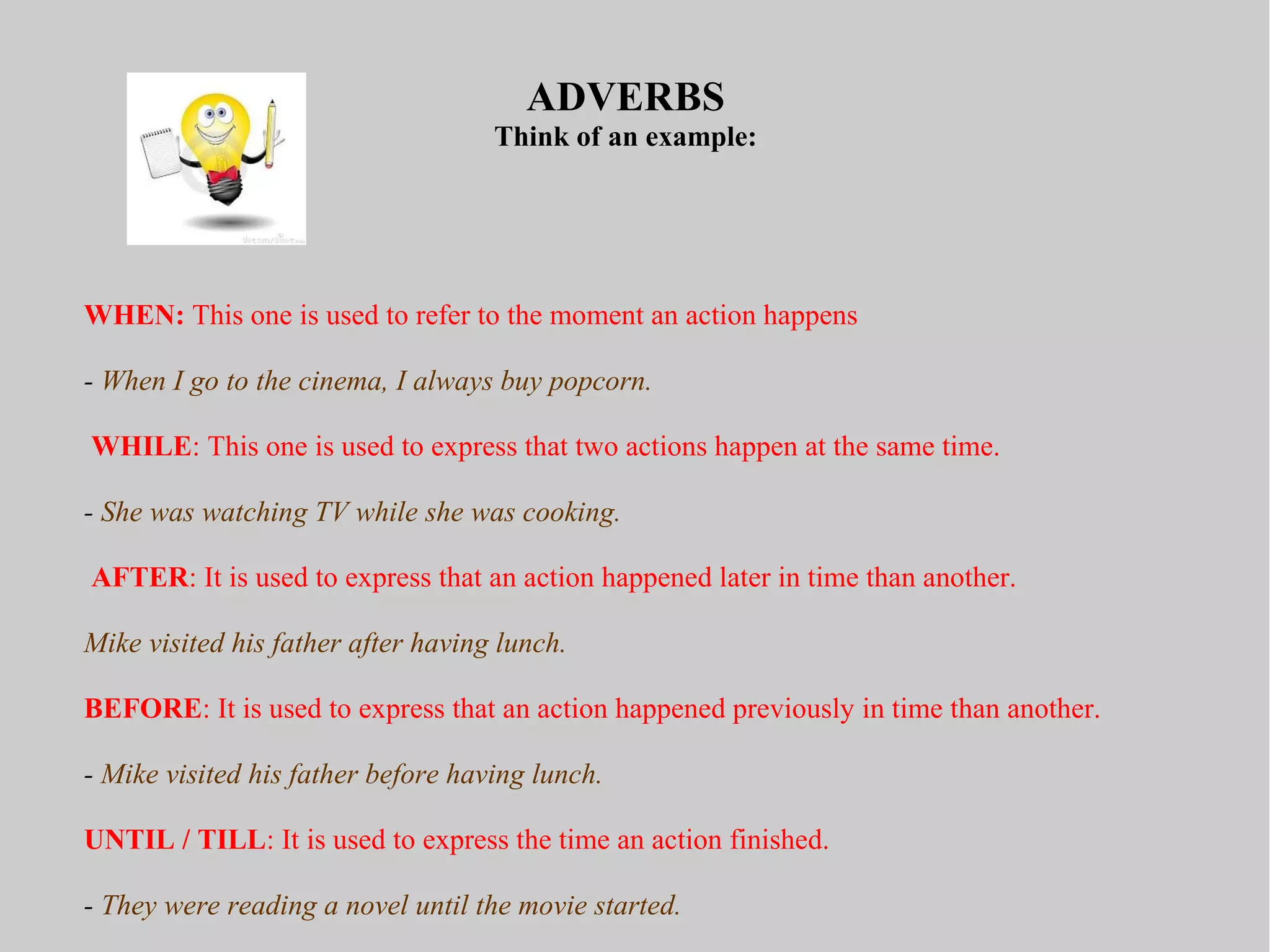 Time clauses | PPT
