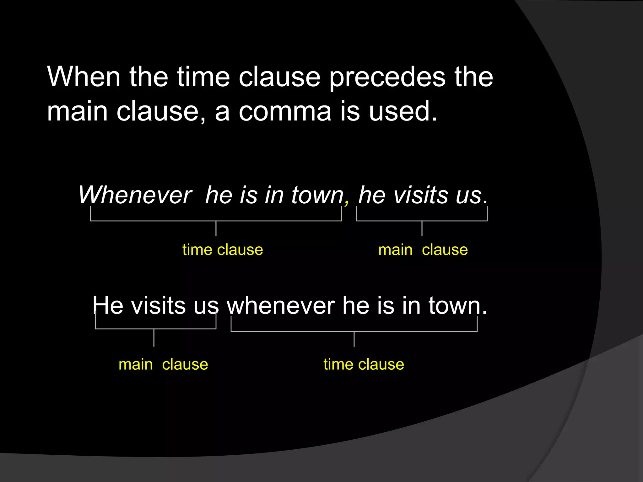 Time clauses (1) | PPTX