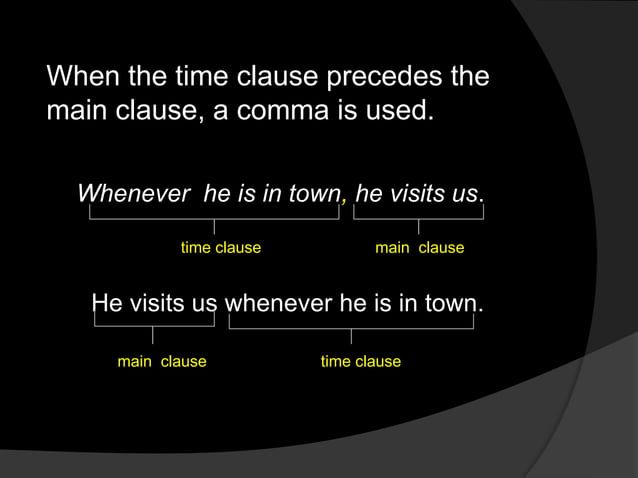 Time clauses (1) | PPT