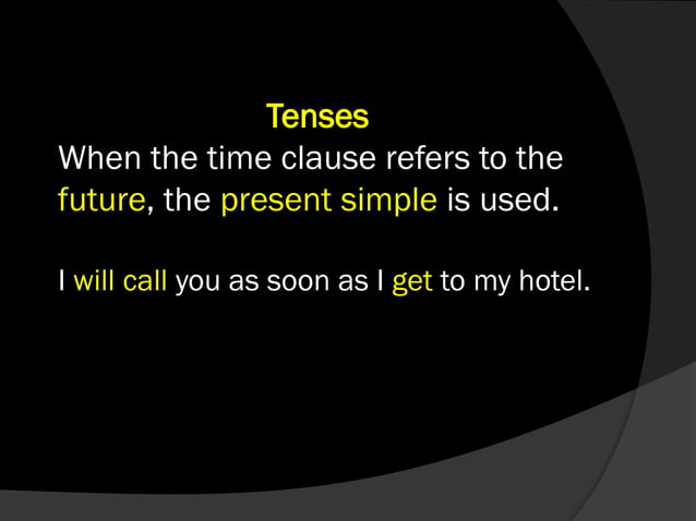 Time clauses (1) | PPT